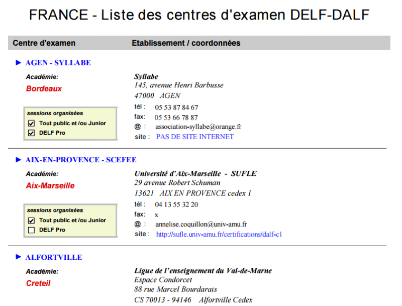diplôme d'études en langue française delf a2 - DELF DALF