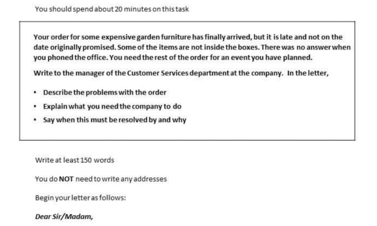 IELTS General Practice Test: Overview And Exercises Per Task